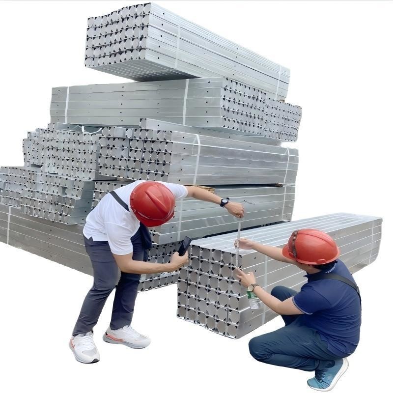 2.75mm Electrical Steel Cross Arm Power Pole Cross Arm For Pole Line ...