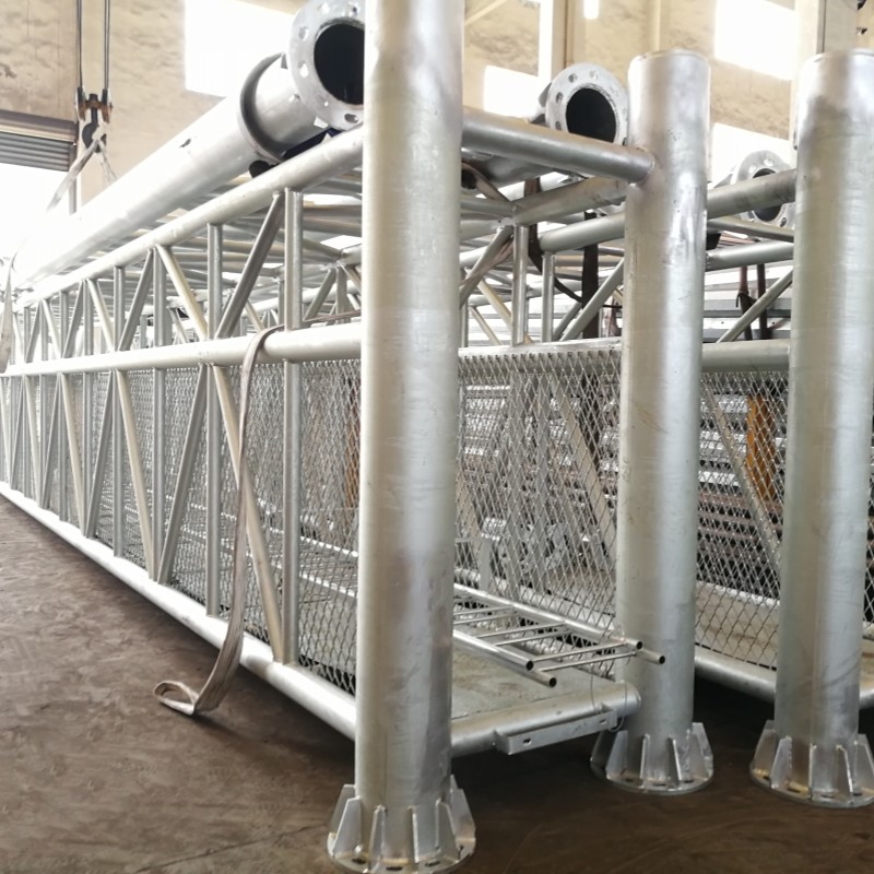 Expressway Gantry Frame Hot Dip Galvanized Traffic Steel Poles with ...